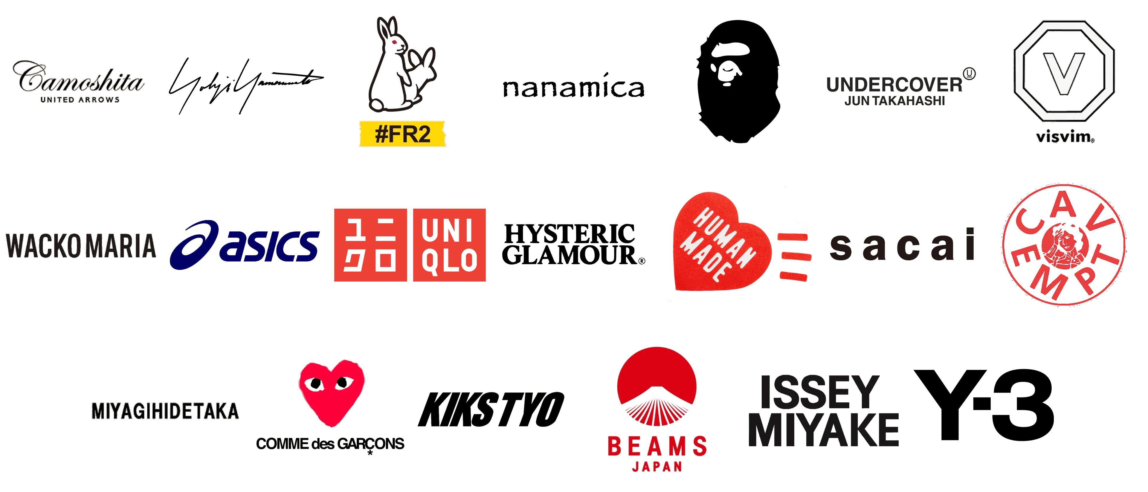 Famous Fashion Company Logos